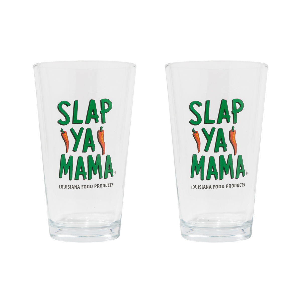 Set of Slap Ya Mama Pint Glass