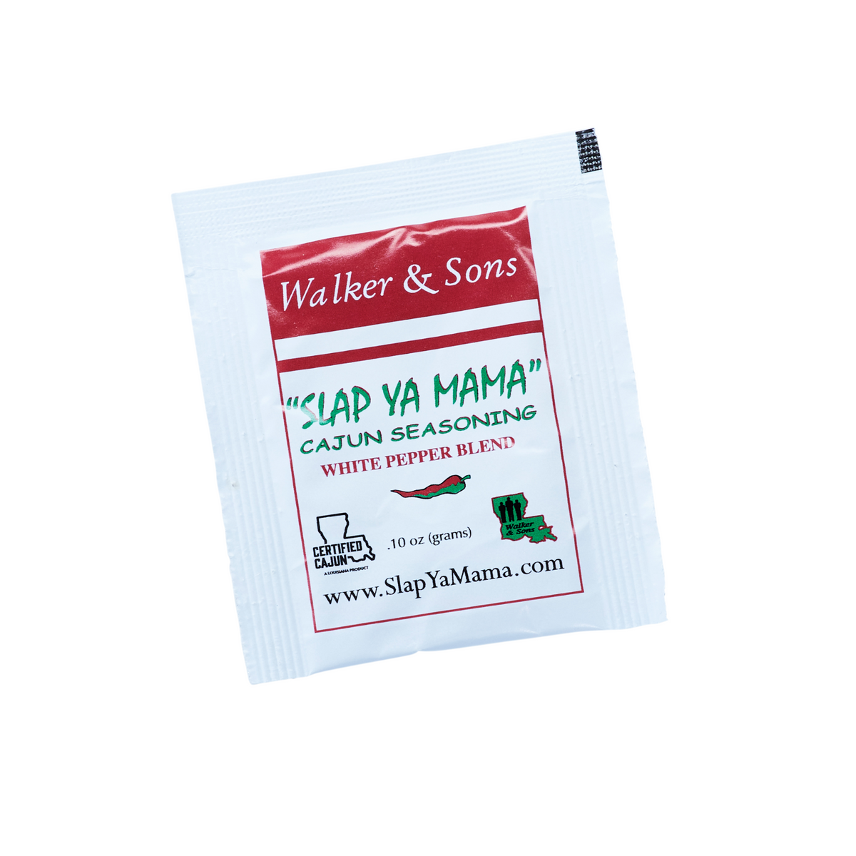 White Pepper Blend Seasoning Packets - 100 Count Case – Slap Ya Mama